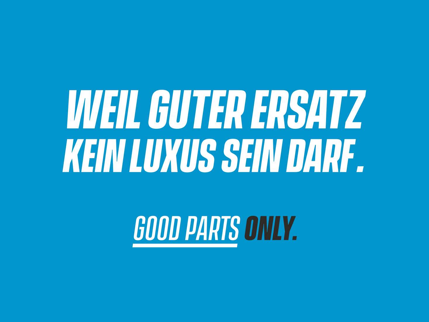 GPO – Good Parts Only Ersatzteile | mofakult | mofakult