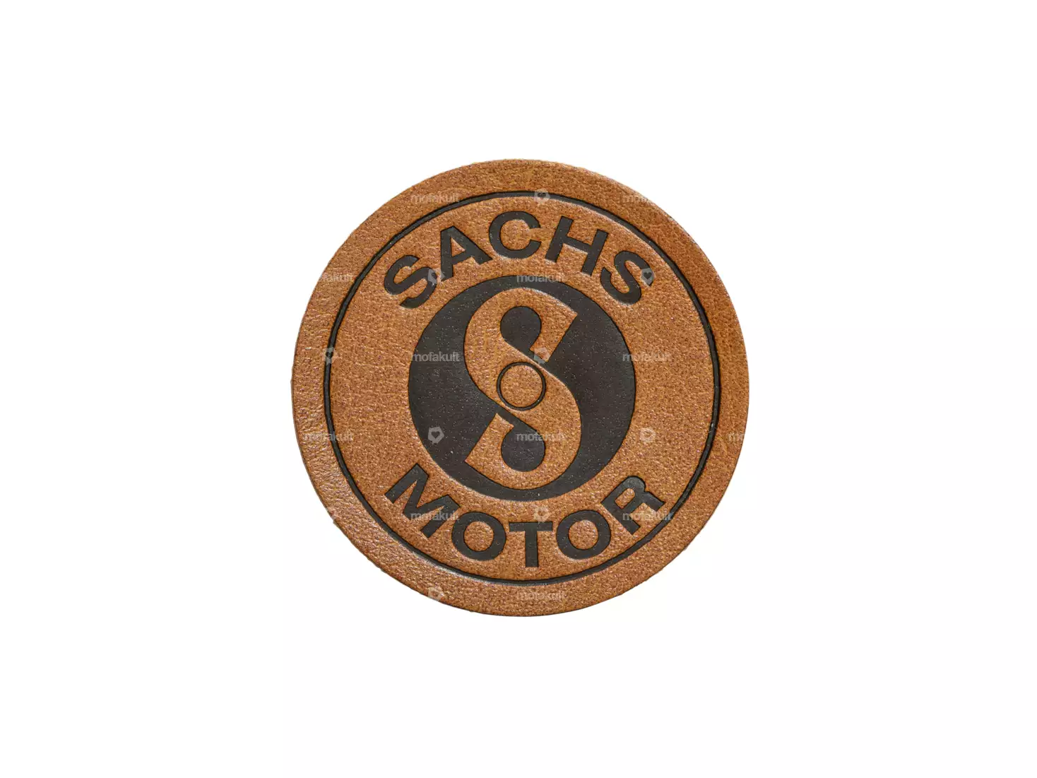 mk-Merch Aufnäher «Sachs» Ø 45 mm Kunstleder | mofakult
