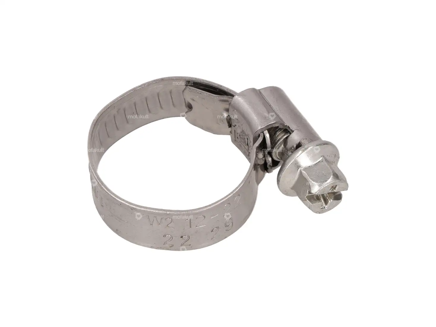 GEMI screw clamp 12 - 22 mm W2 galvanized | mofakult