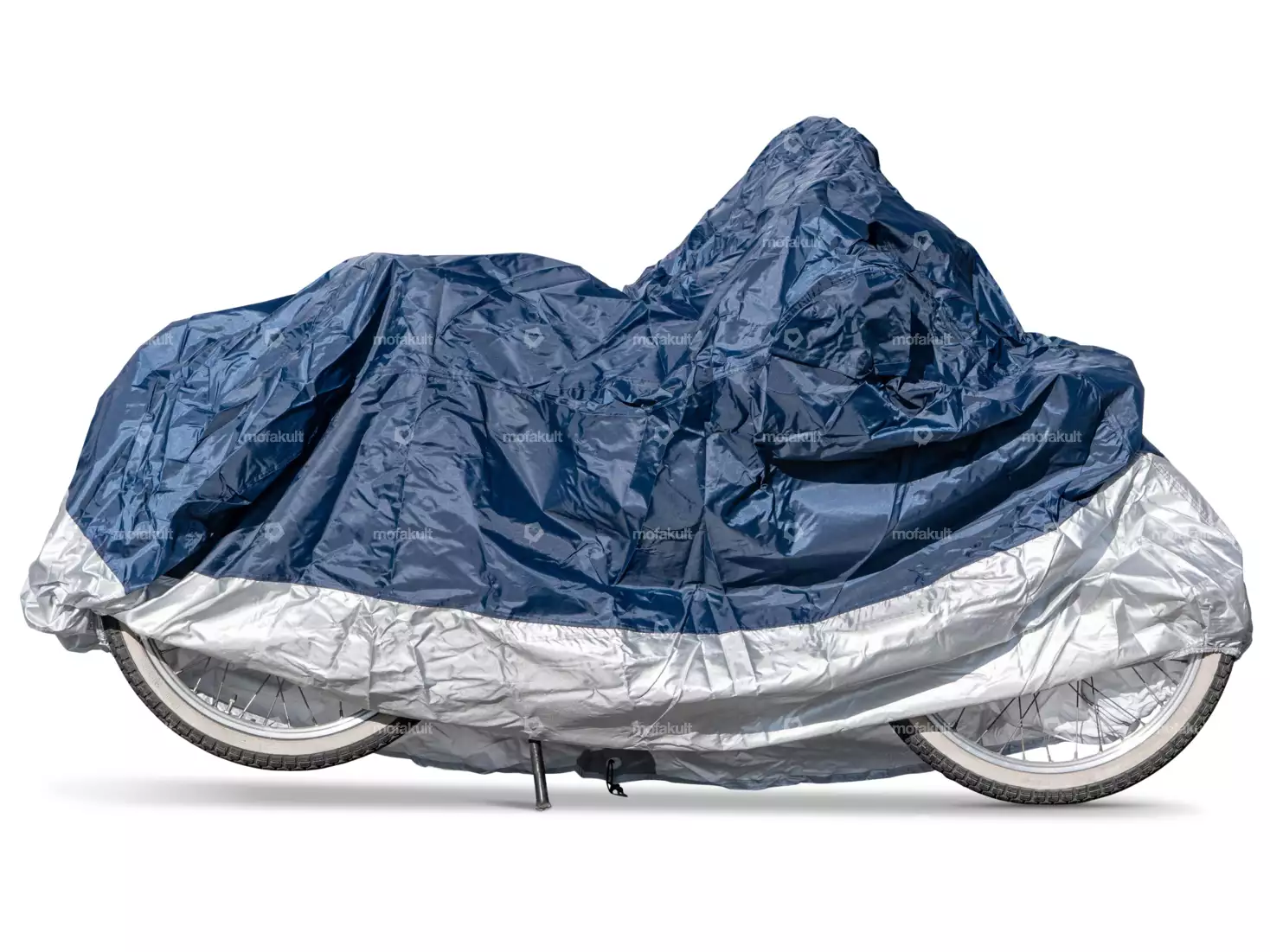 Abdeckplane Polyester blau/silber Grösse XL | mofakult