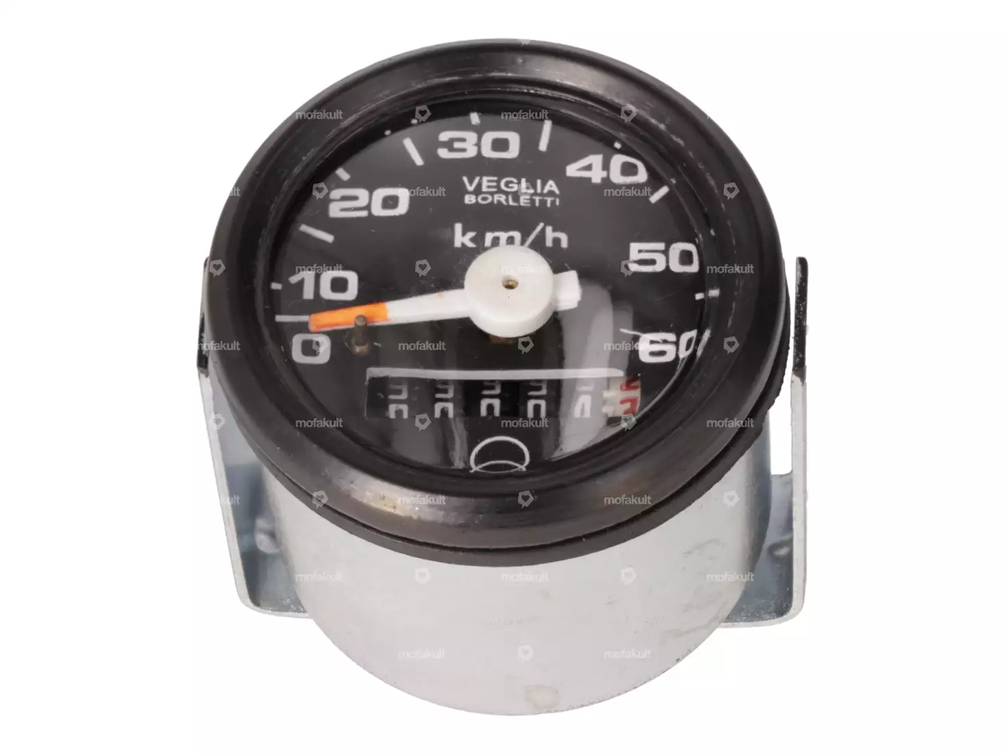 Speedometer 60 km/h Ø 48 mm Veglia replica black | Piaggio Ciao, SI ...