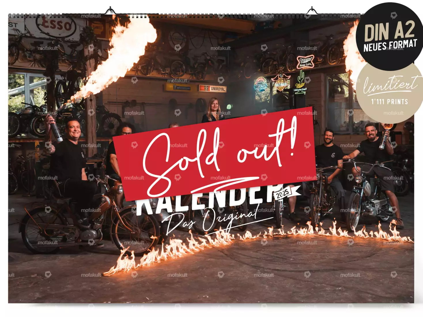 2025 "Original" moped calendar | mofakult