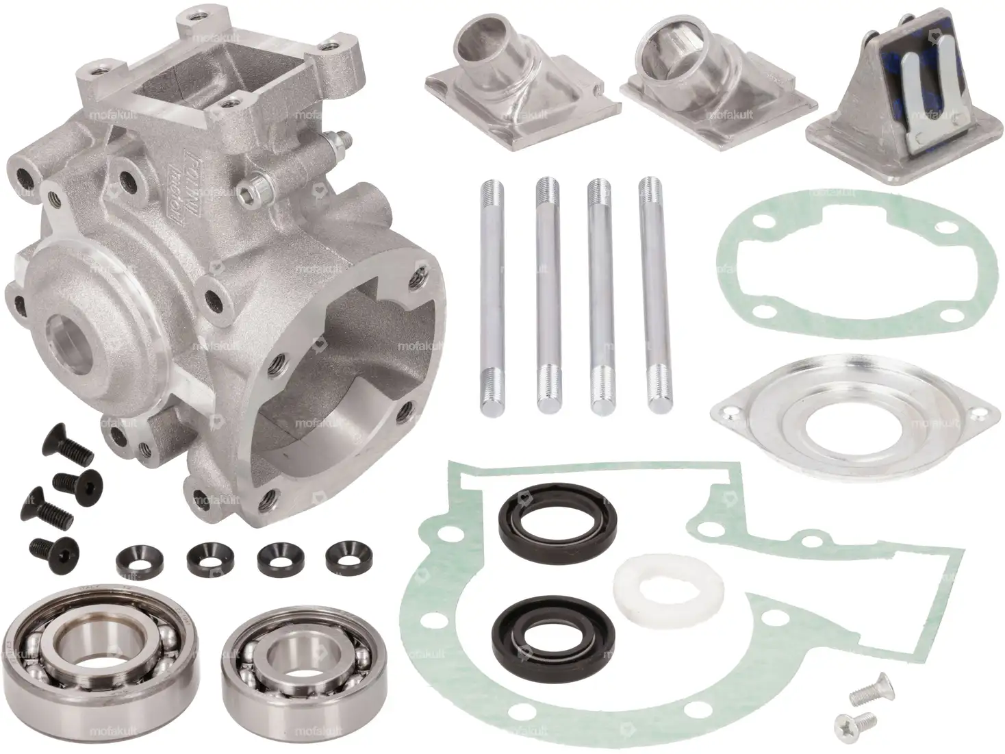 Polini carter moteur 2 clapets membrane | Peugeot 103, 104, 105, GL 10 ...