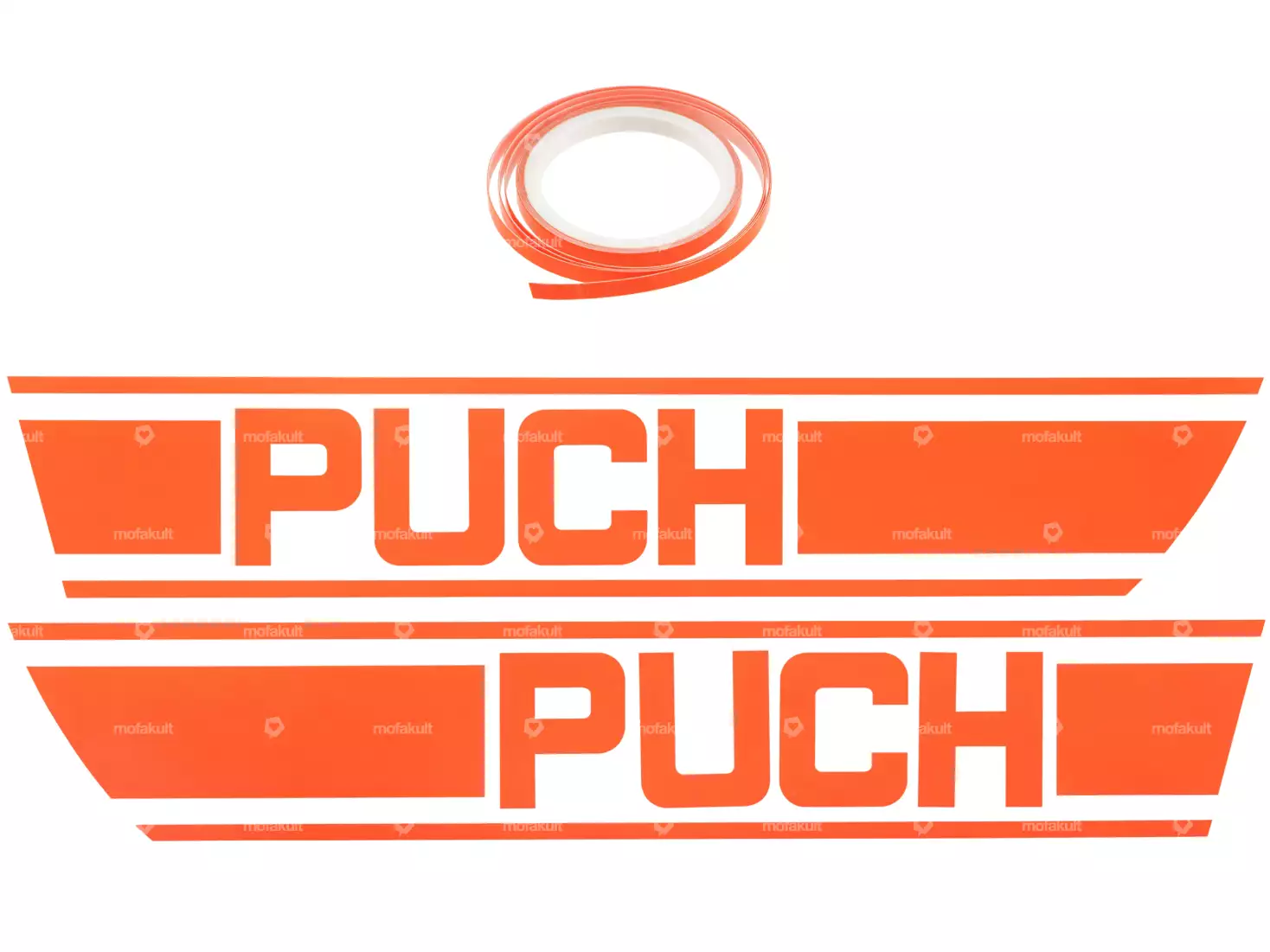 Kit d'autocollants pour réservoir orange | Puch X30 | mofakult