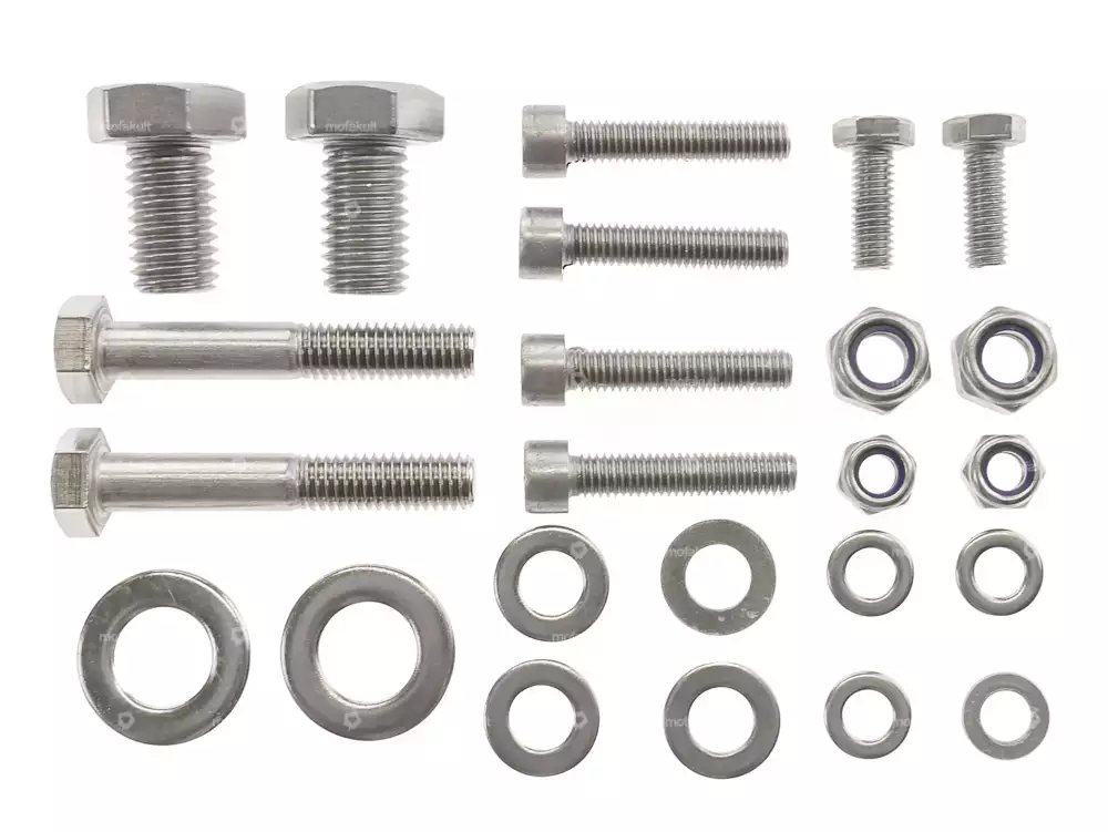 GPO screw set fork reinforced Inox | mofakult