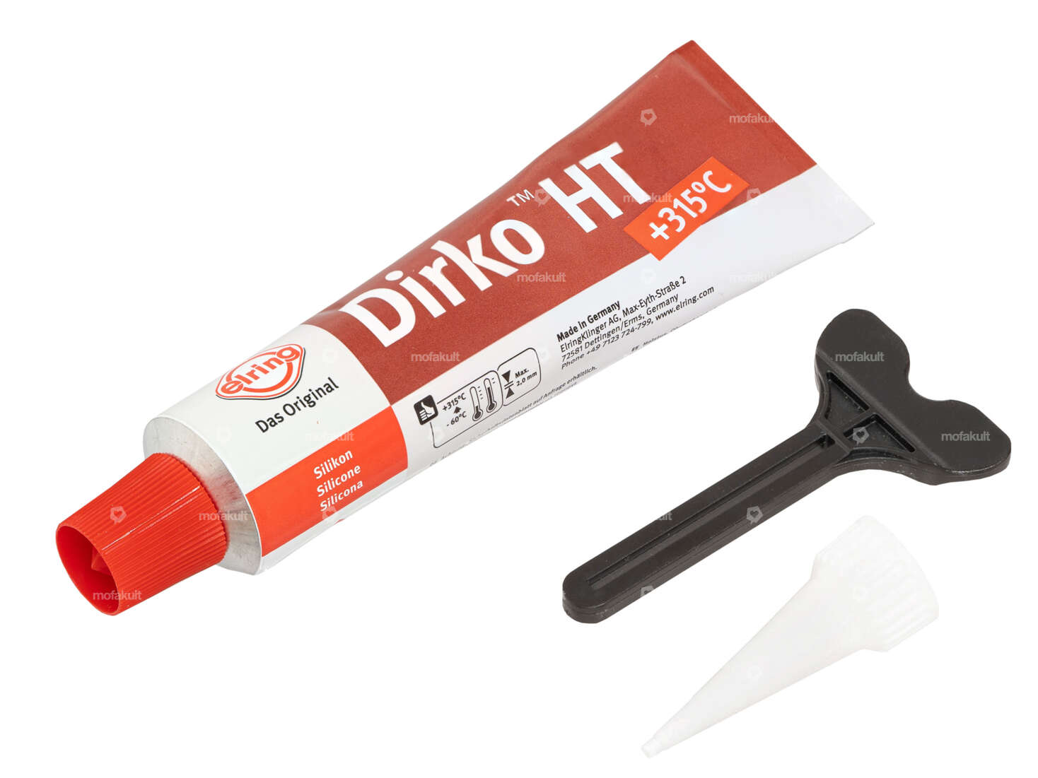 Elring Dirko HT Dichtmasse rot (Silikon) Hochtemperatur 70 ml ...