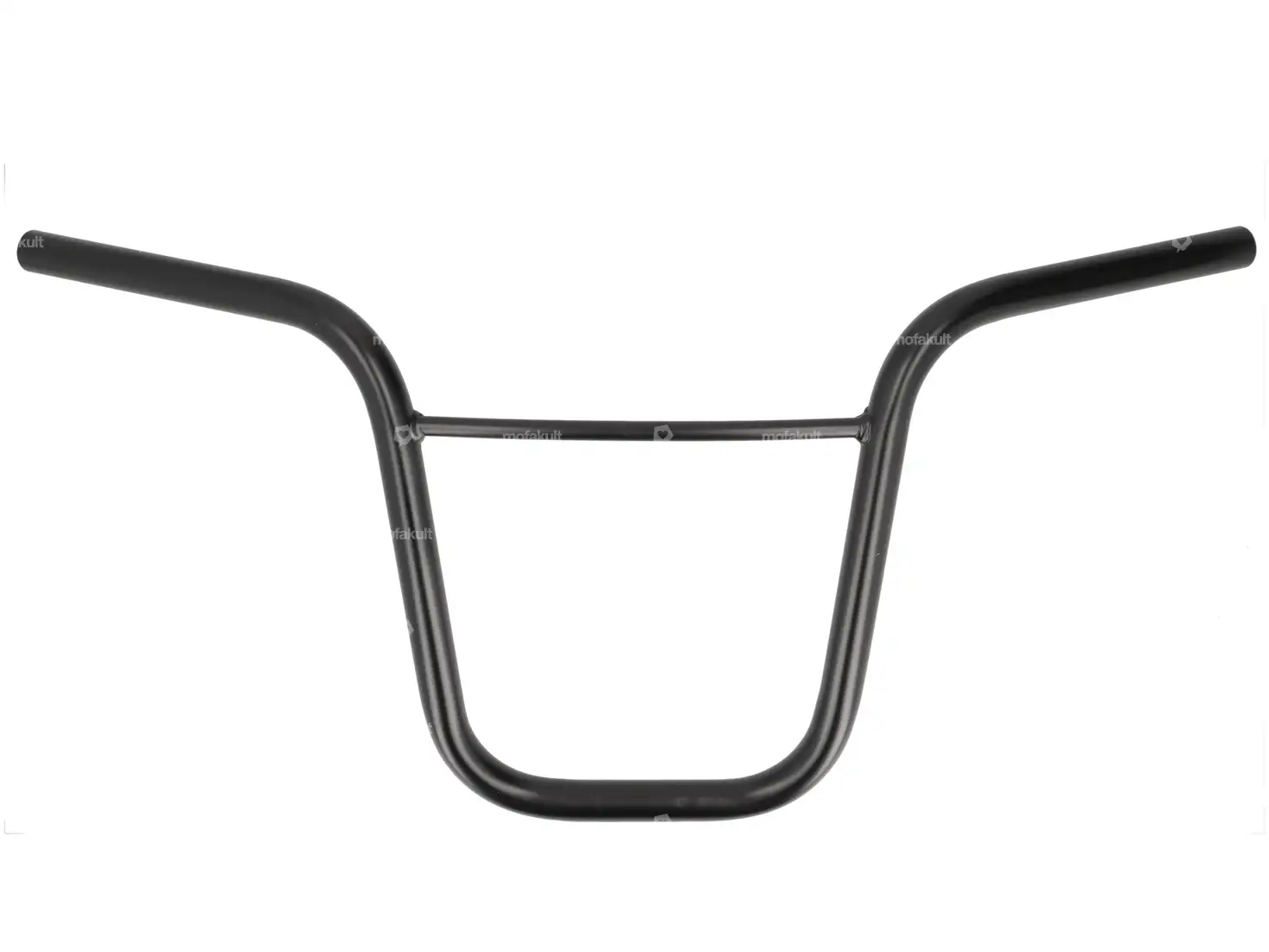 Handlebar fork plate 30 cm curved with strut black | mofakult