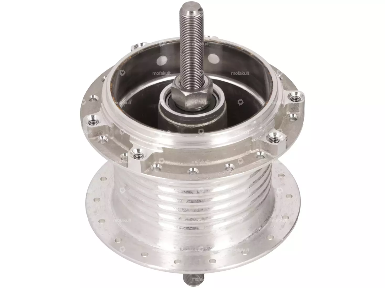 Rear wheel hub spoke 36 holes with axle (1A quality) | Puch Maxi, X30 ...