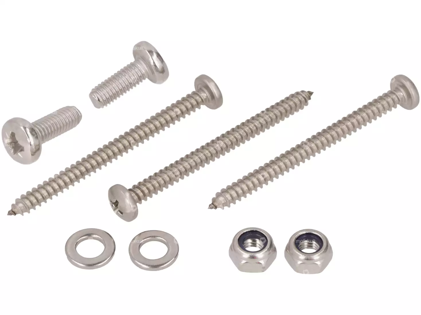 swiing® revival screw set side panels Inox | Pony Cross 521 | mofakult