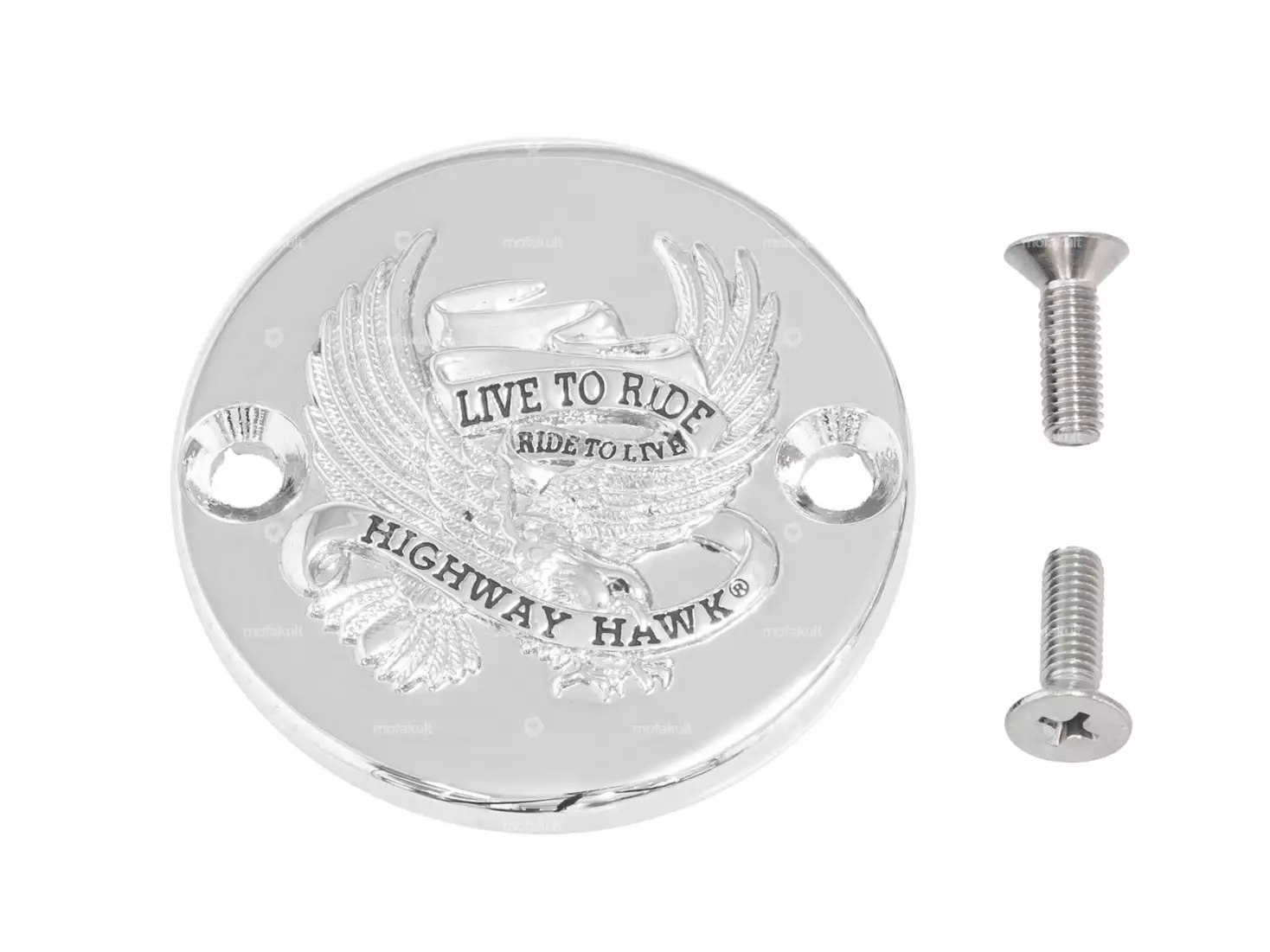 Live to Ride" emblem chrome | mofakult
