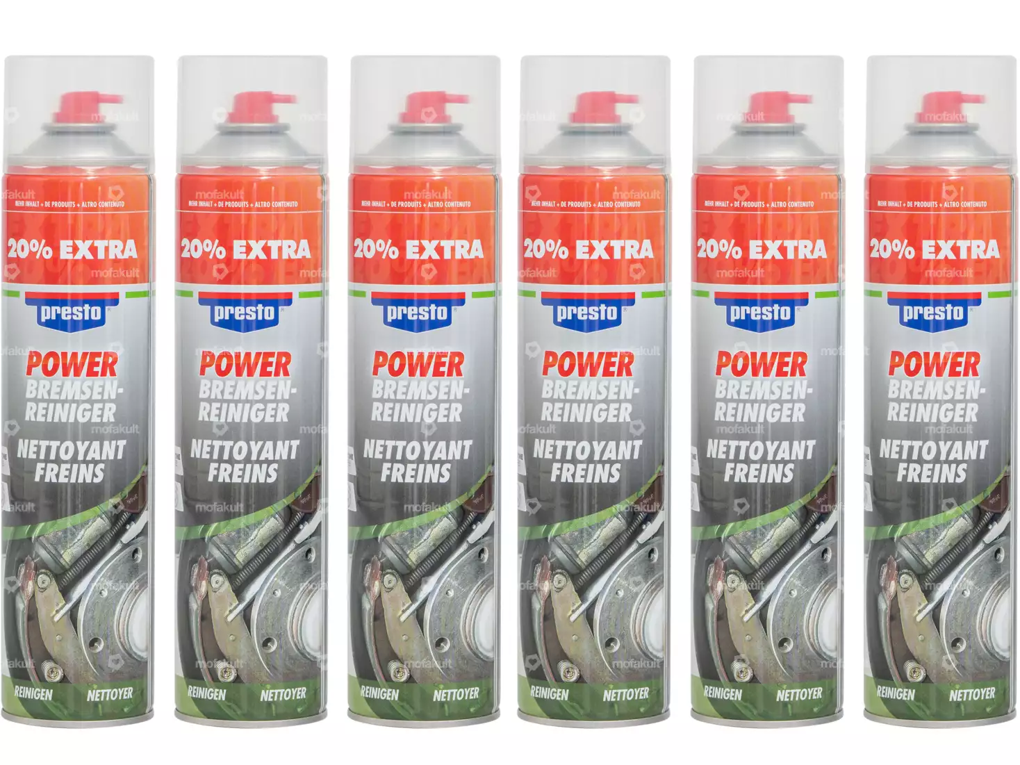 Presto Power Bremsenreiniger 6 x 600 ml | mofakult