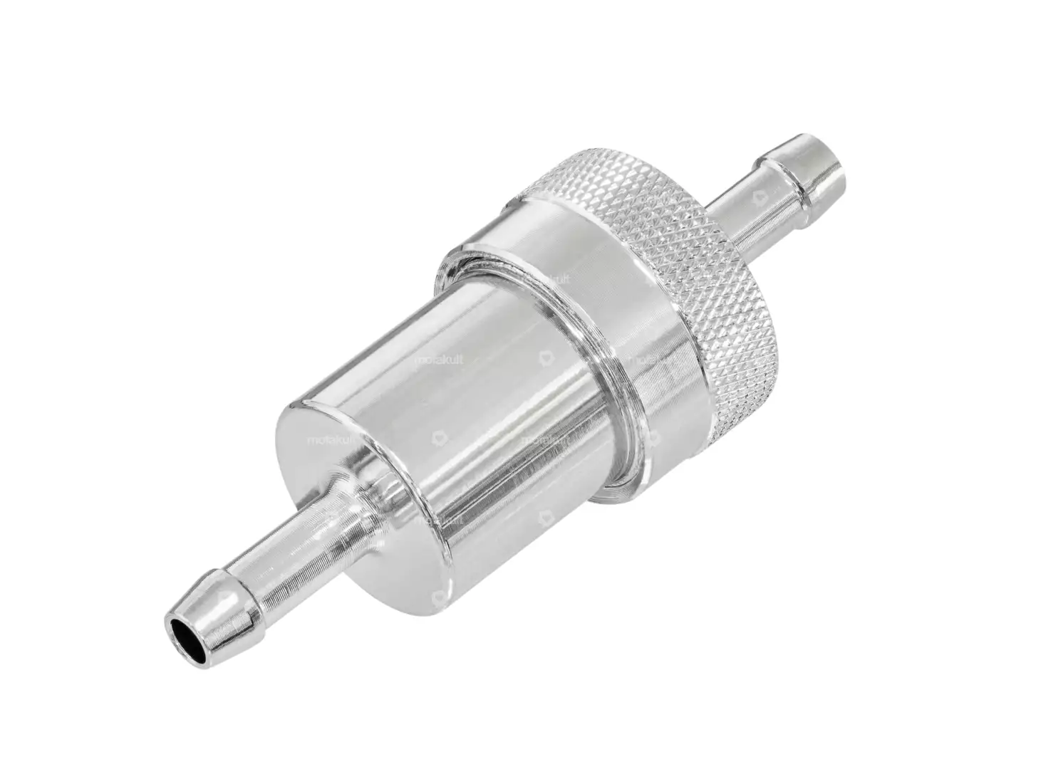 GPO fuel filter connection 6 mm aluminum silver (removable) | mofakult