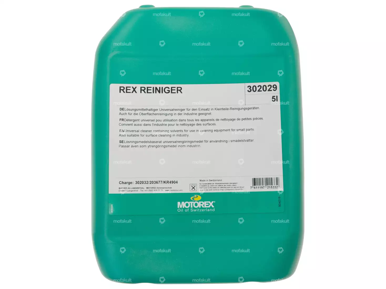 Motorex Kleinteilereiniger Rex 5 L | mofakult