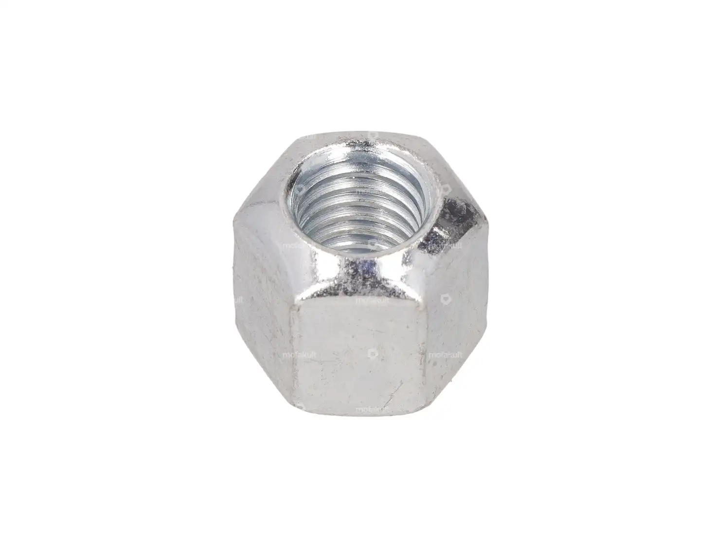 Nut M10 medium-high, rounded on one side, galvanized (10 strength ...