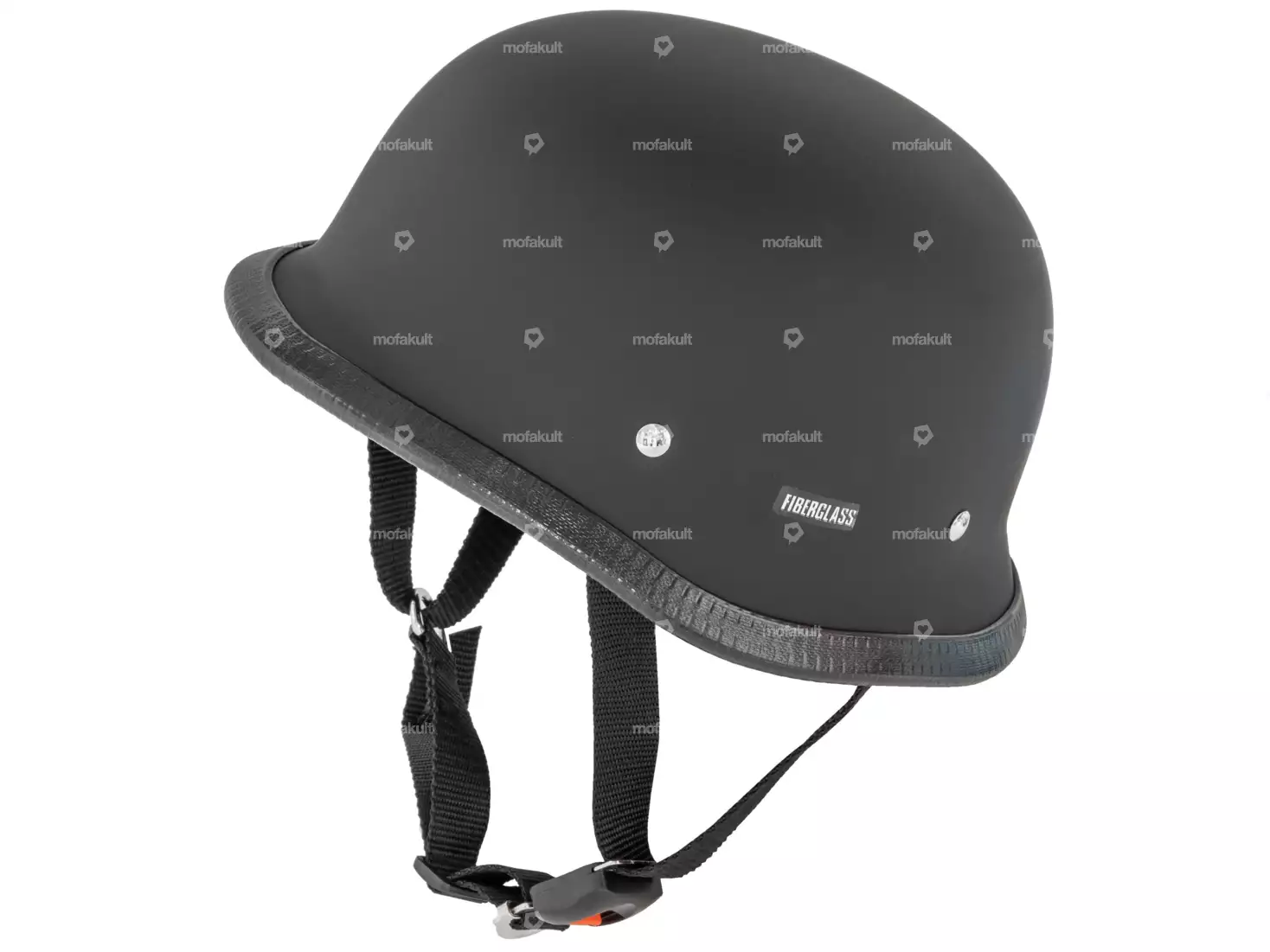 Topfhelm «Military» schwarz matt | mofakult