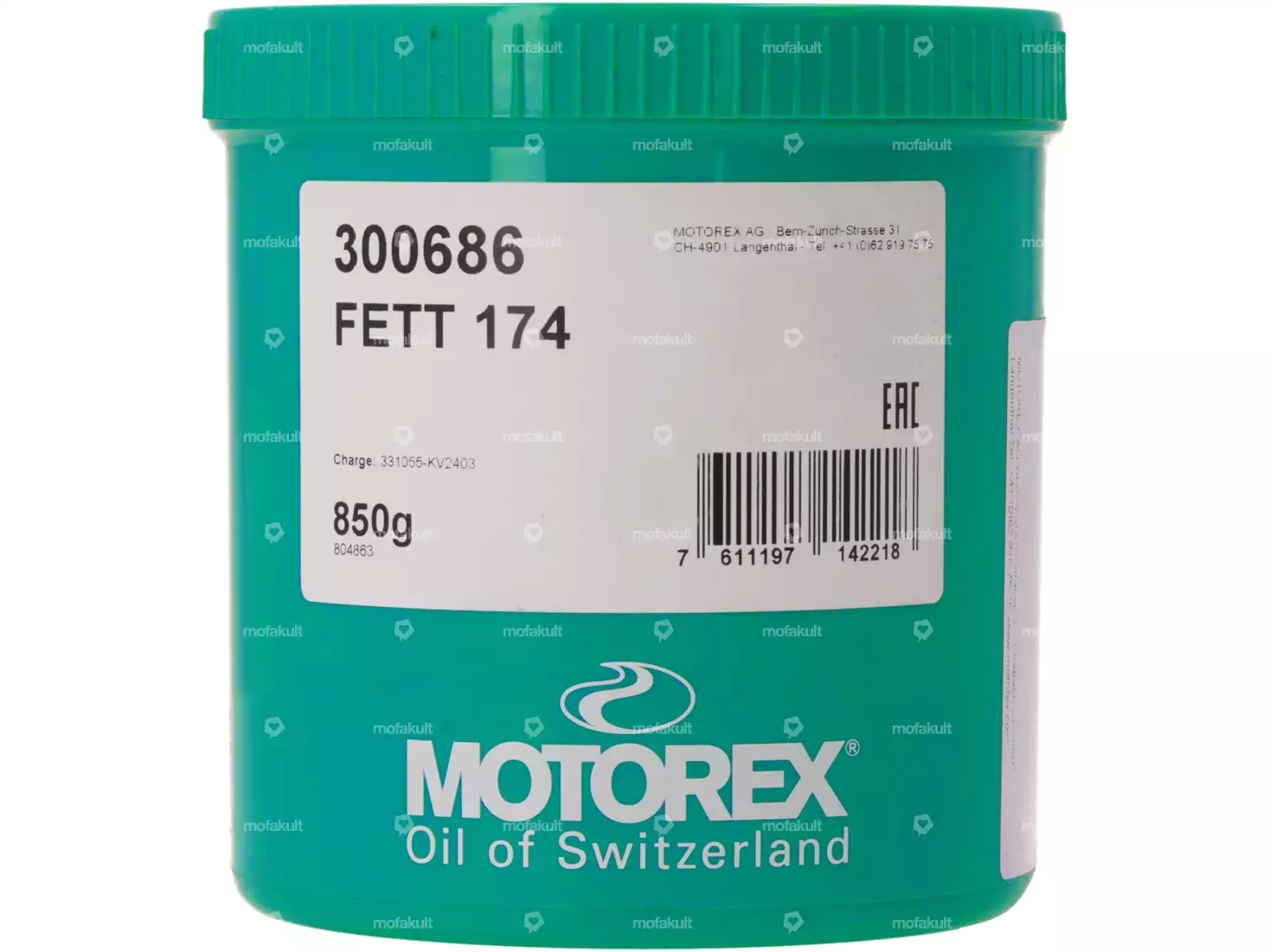 Motorex FETT 174 mineralisches Getriebefliessfett 850 g | mofakult