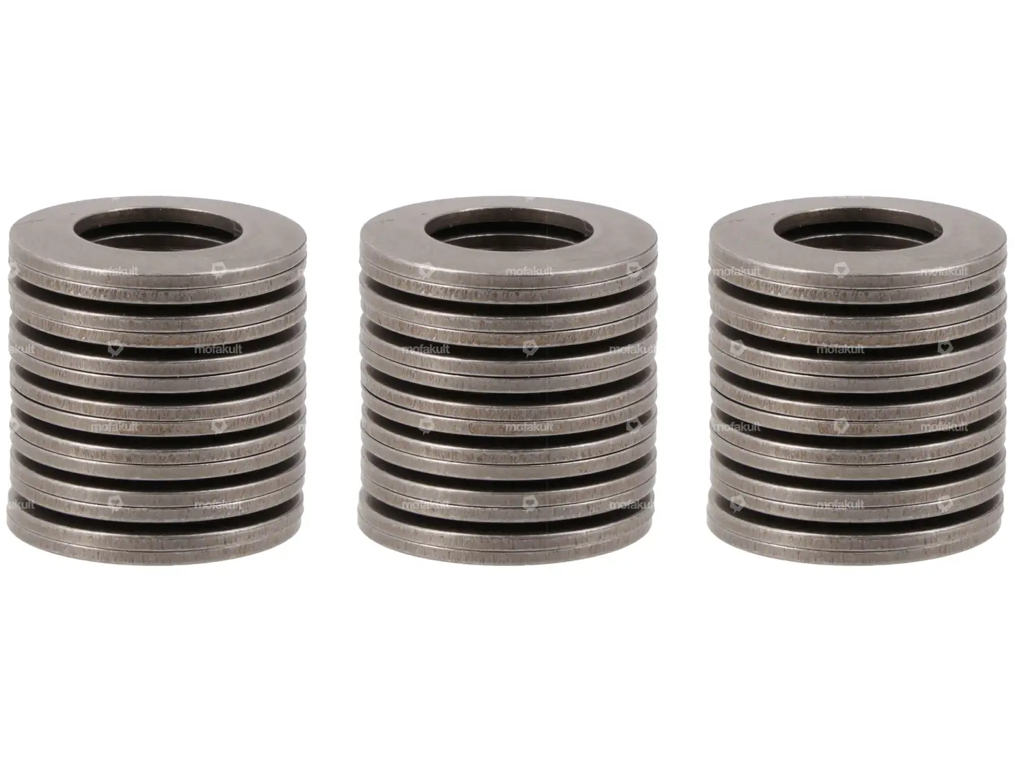 HRT Tellerfedern-Set 0.8 mm Kupplung KTM SX50 Inox | Puch E50 | mofakult