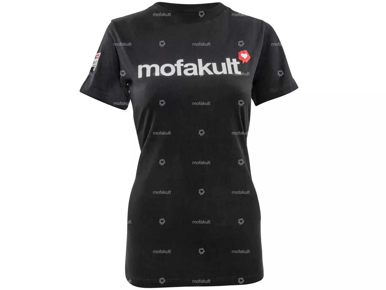 mk-Merch T-Shirt «Herz» (XS-XL) Women Black | mofakult