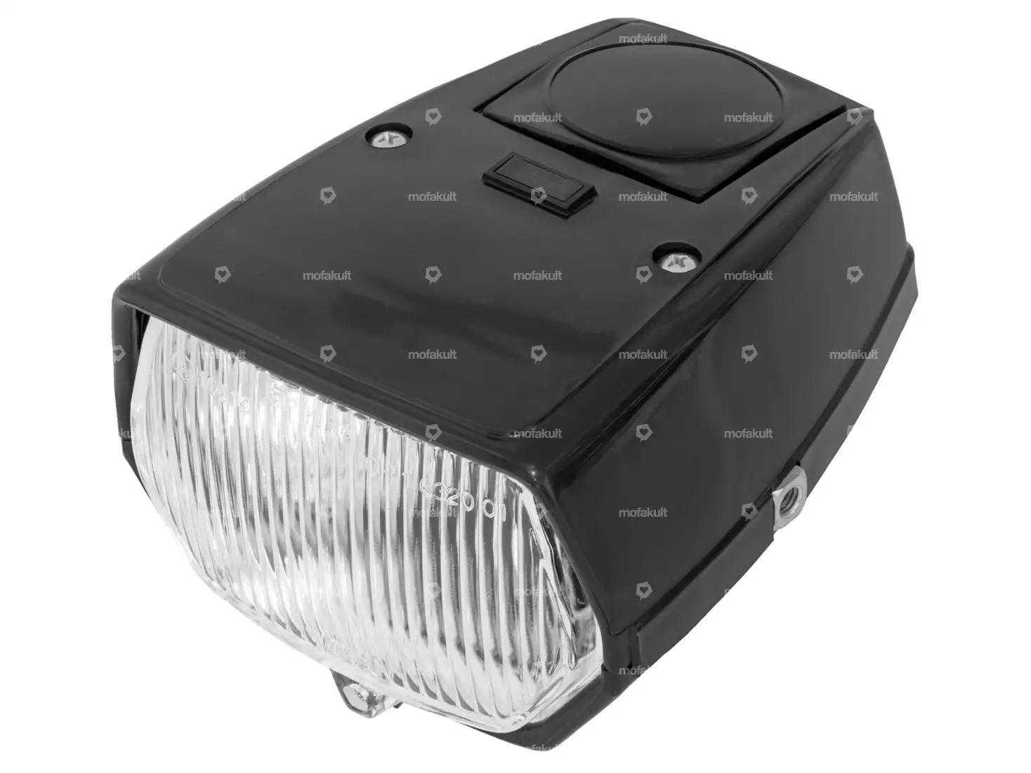 GPO headlight angular black (without switch) | mofakult