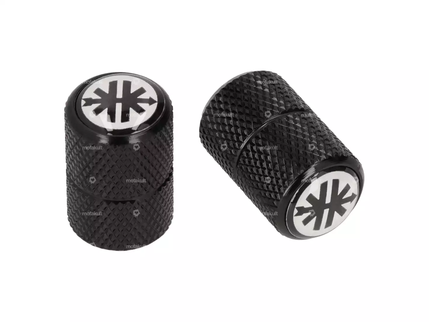 mk-Merch Ventilkappe Kreidler Alu schwarz | mofakult