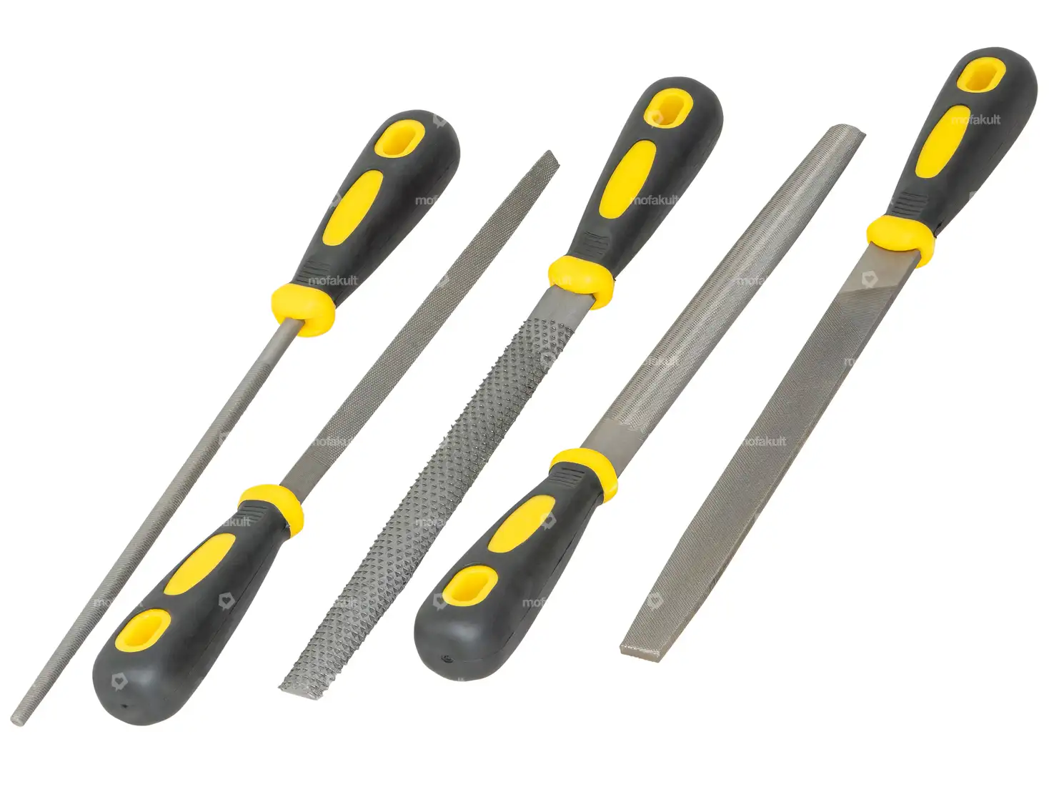 Feilen-Set (rund, halbrund, dreieck & flach) 5-tlg. | mofakult