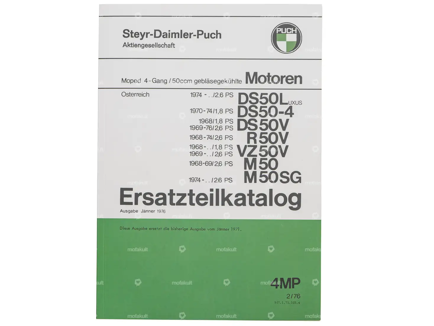Ersatzteilkatalog | Puch DS50, R50, VZ50, M50 (AT) | mofakult