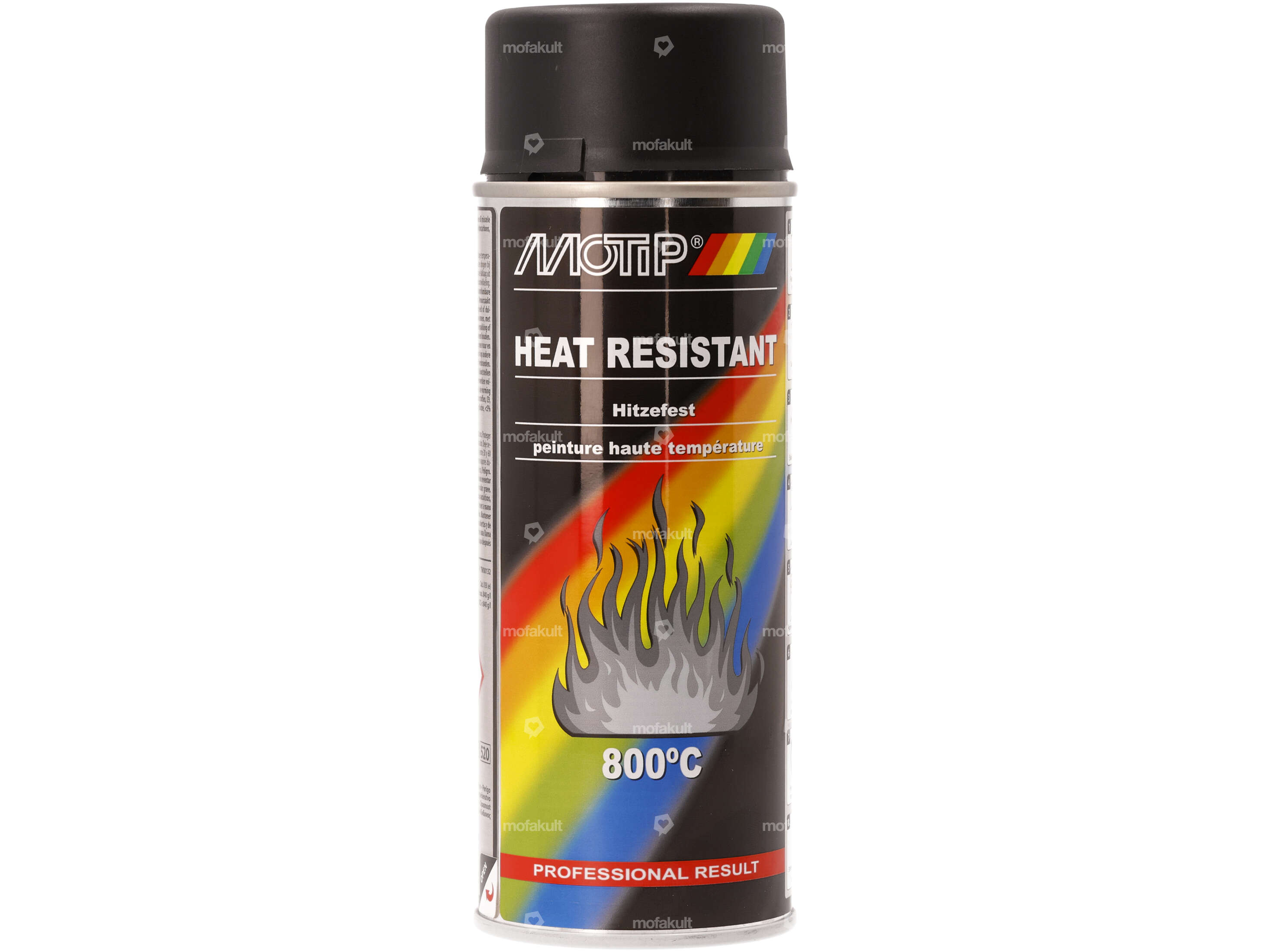 MOTIP hitzebeständiger Lack schwarz 400 ml | mofakult