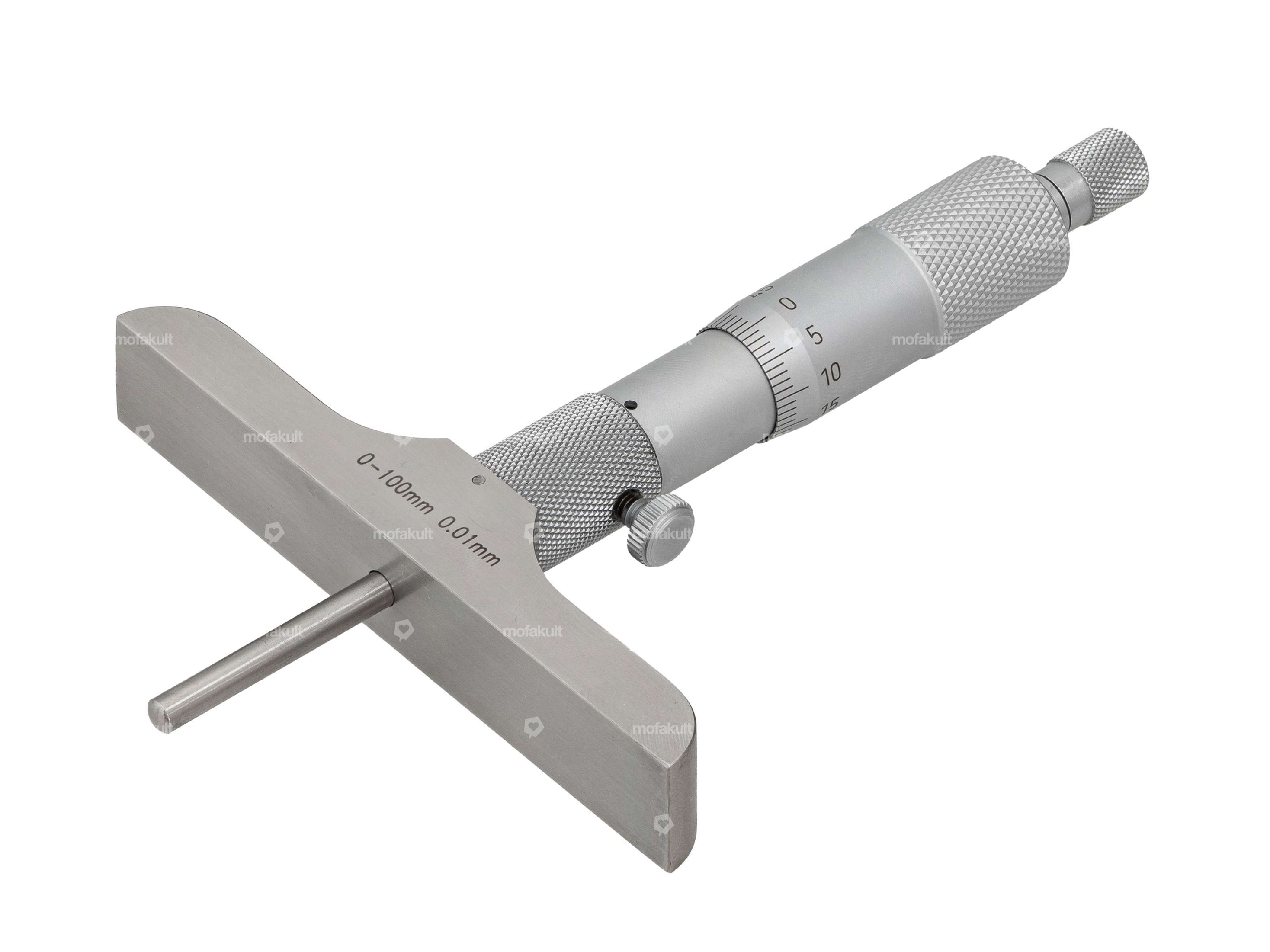 Hogetex depth micrometer 101.5 x 17 mm (measuring range 0 - 100 mm ...