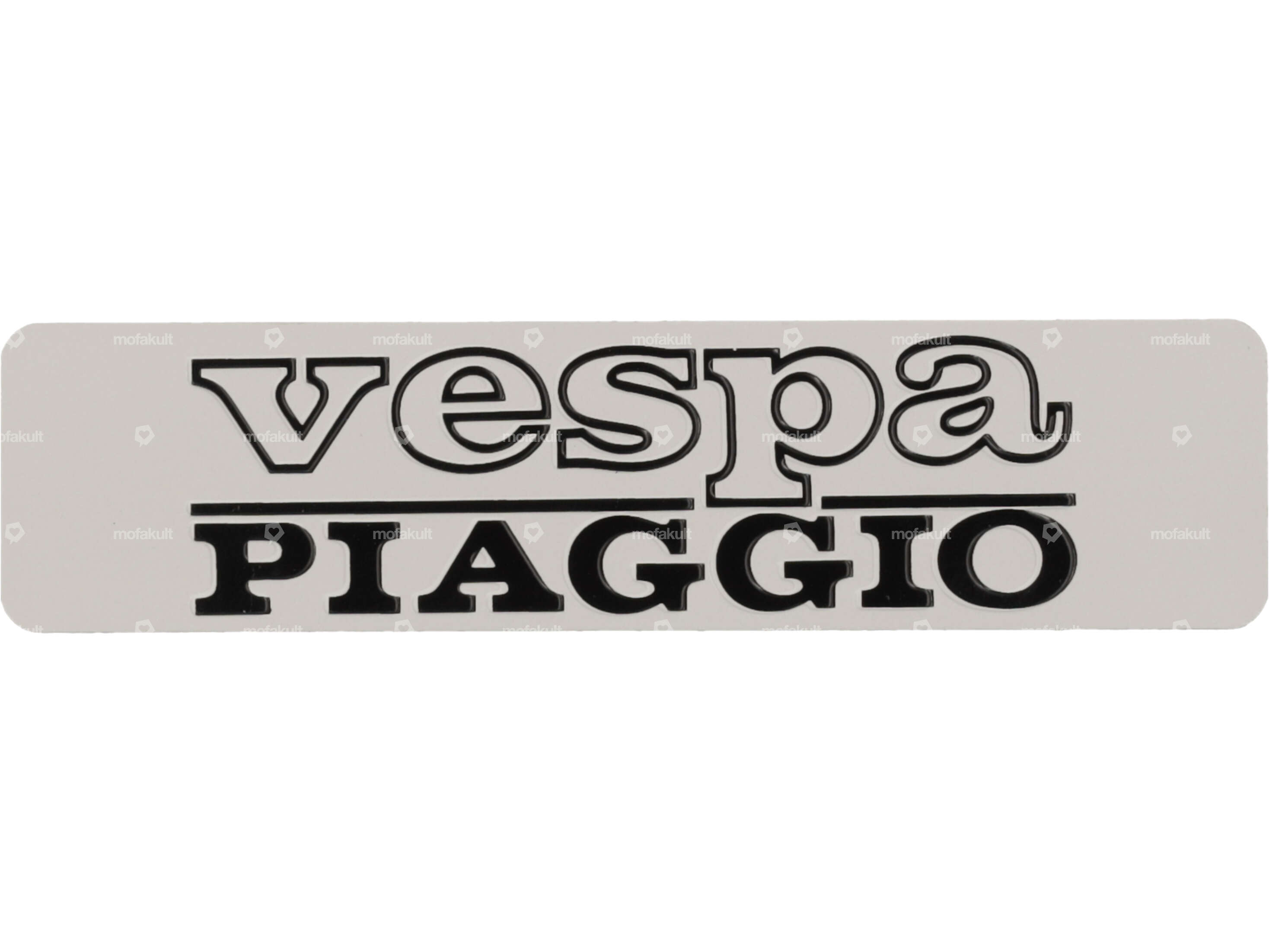 Aufkleber Tank «vespa PIAGGIO» 115 x 27 mm | Piaggio Ciao, SI, Bravo, SUPERbravo | mofakult