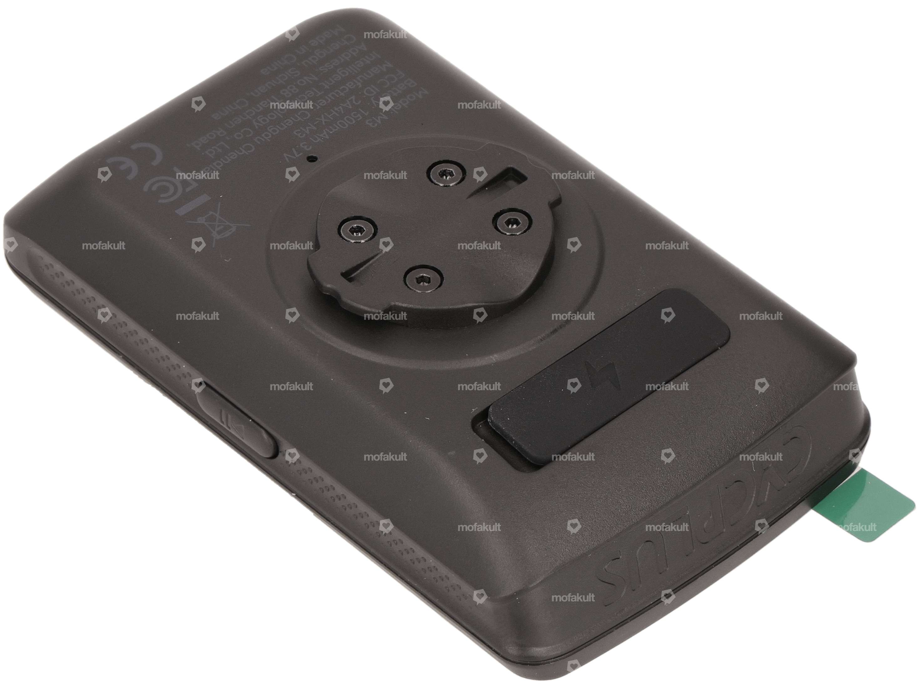 GPS Tacho Computer rechteckig schwarz | mofakult