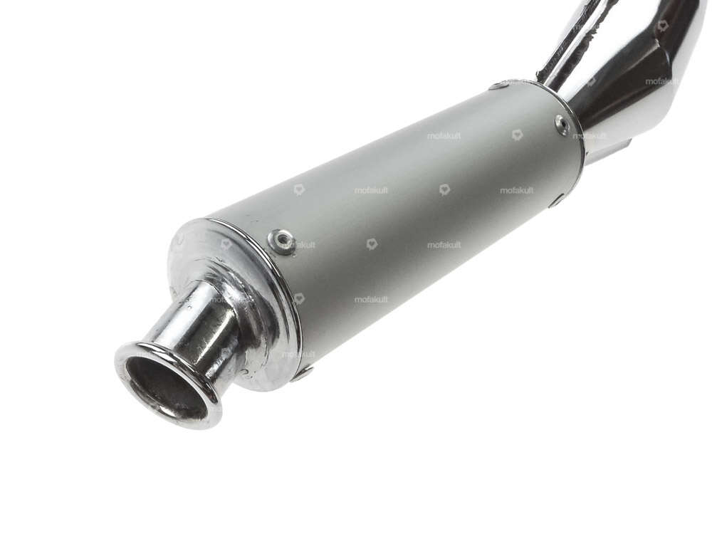 Auspuff Bullet Chrom / Alu | Tomos A3 | mofakult