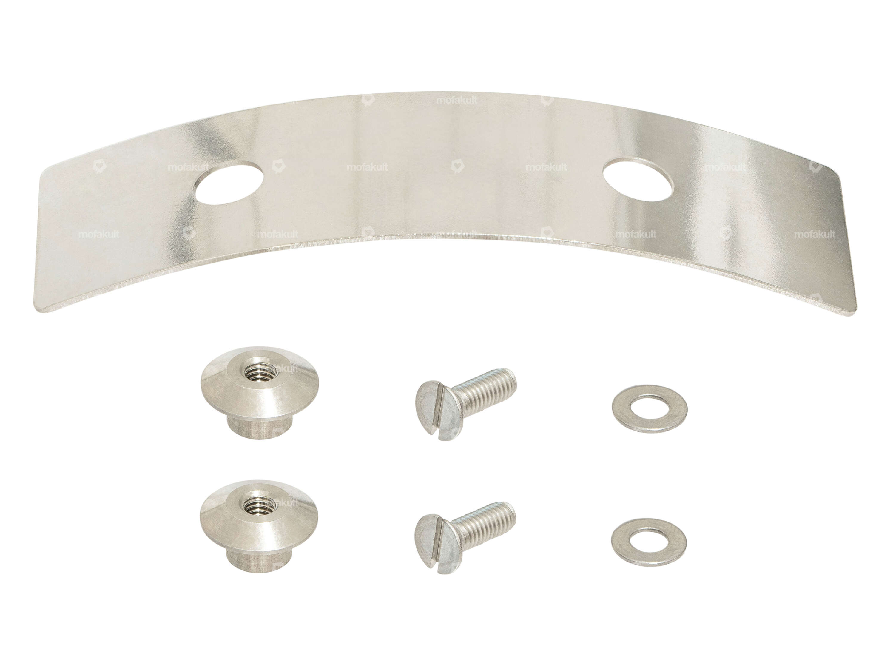 66HEROES Federblech & M4 Nocken Wechselnummer-Halterung Inox | mofakult