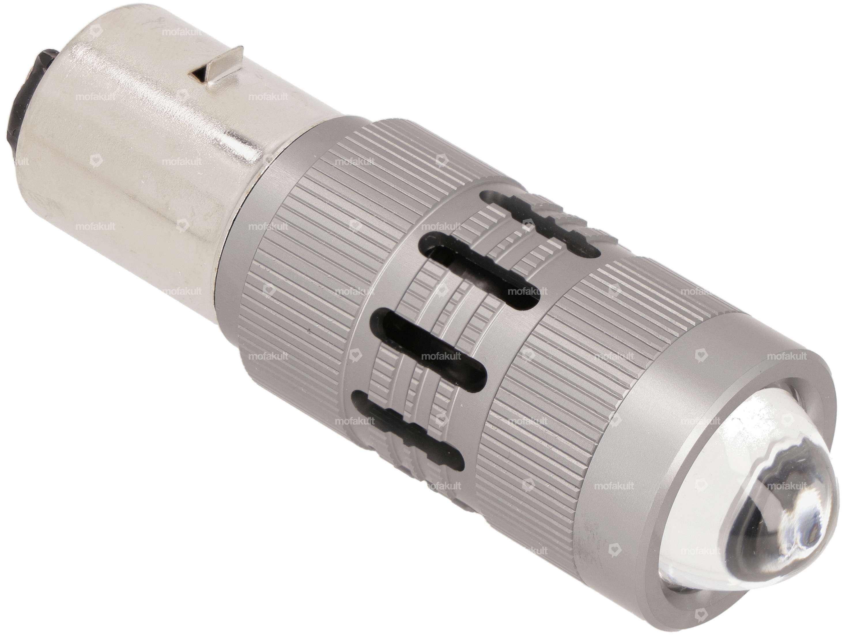 GPO LED bulb 12V - 30V (BA20d) white 2-phase with cooling fan | mofakult